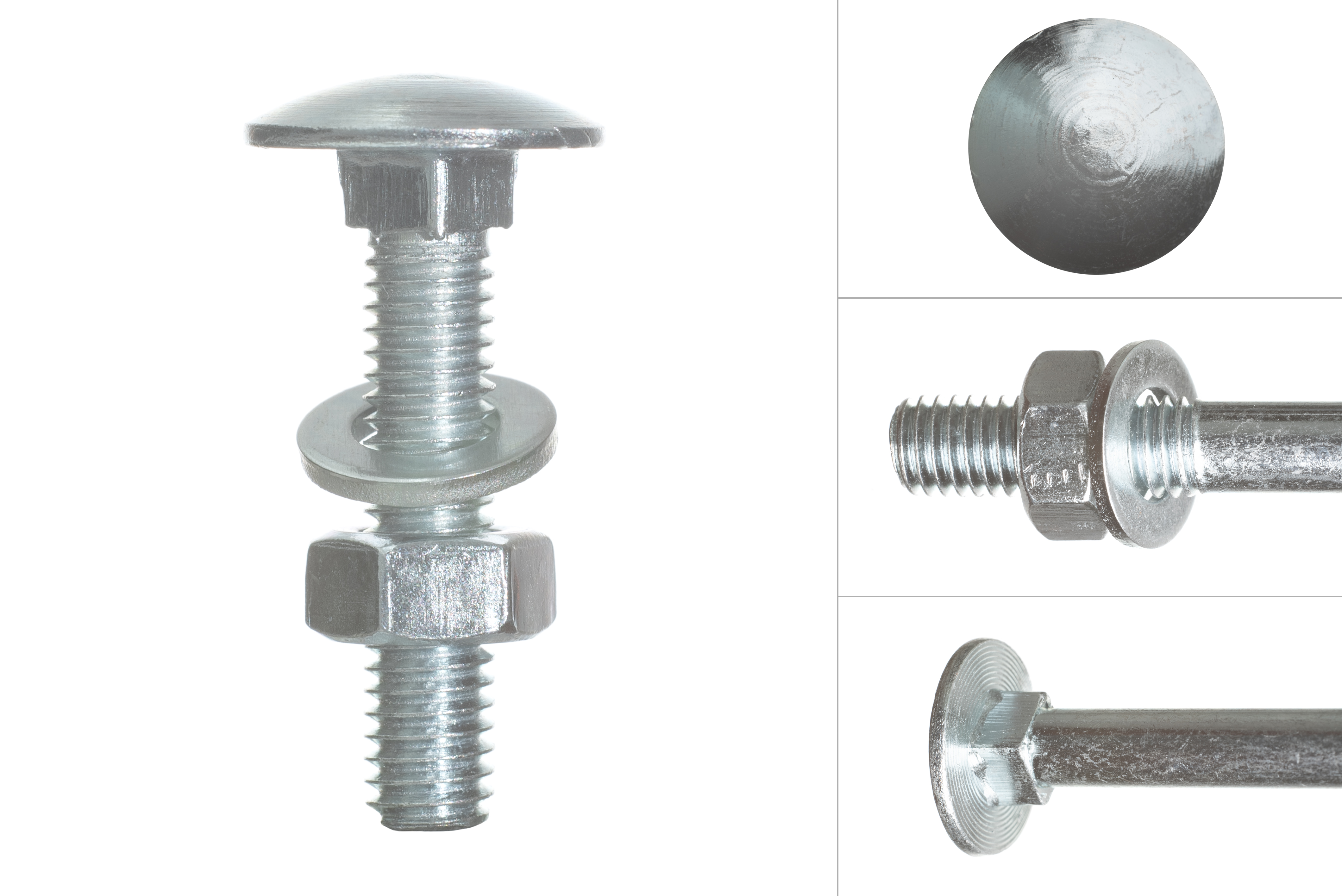 Slotbouten Verzinkt M6x30 mm Kopen? Houtbouten morgen in Huis