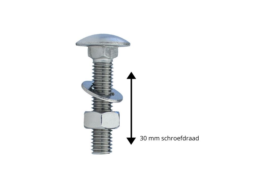 Slotbouten RVS M8 x 40 mm Kopen? Slotbout RVS - Morgen in Huis